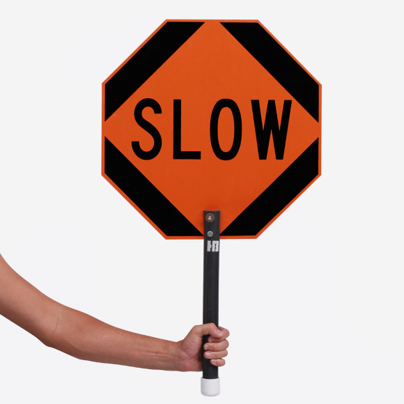 Hot Bricks: Handheld - Stop/Slow (Reflective)